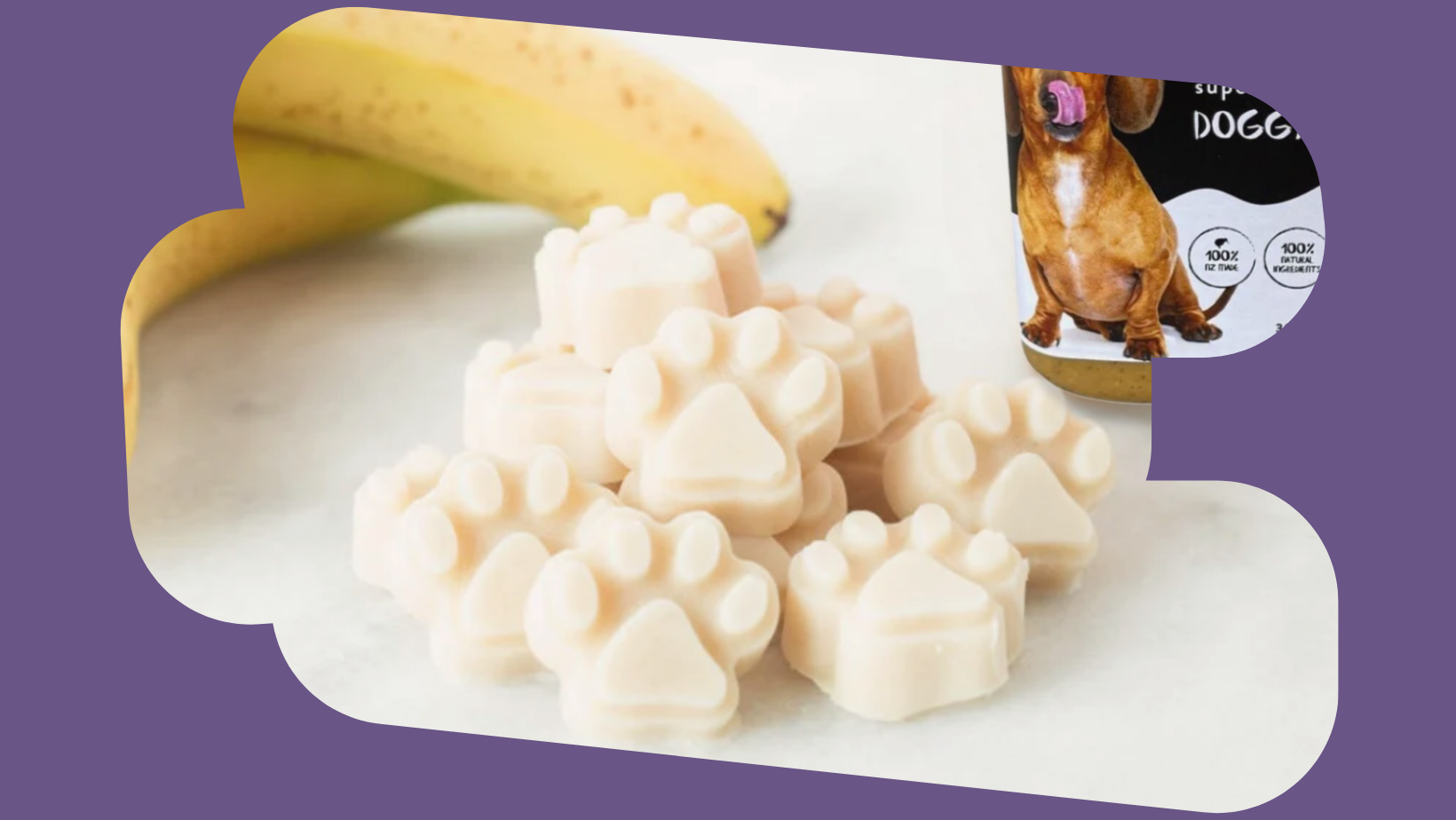 Help your dog survive the heat: DIY Pupsicles! · Purple cow